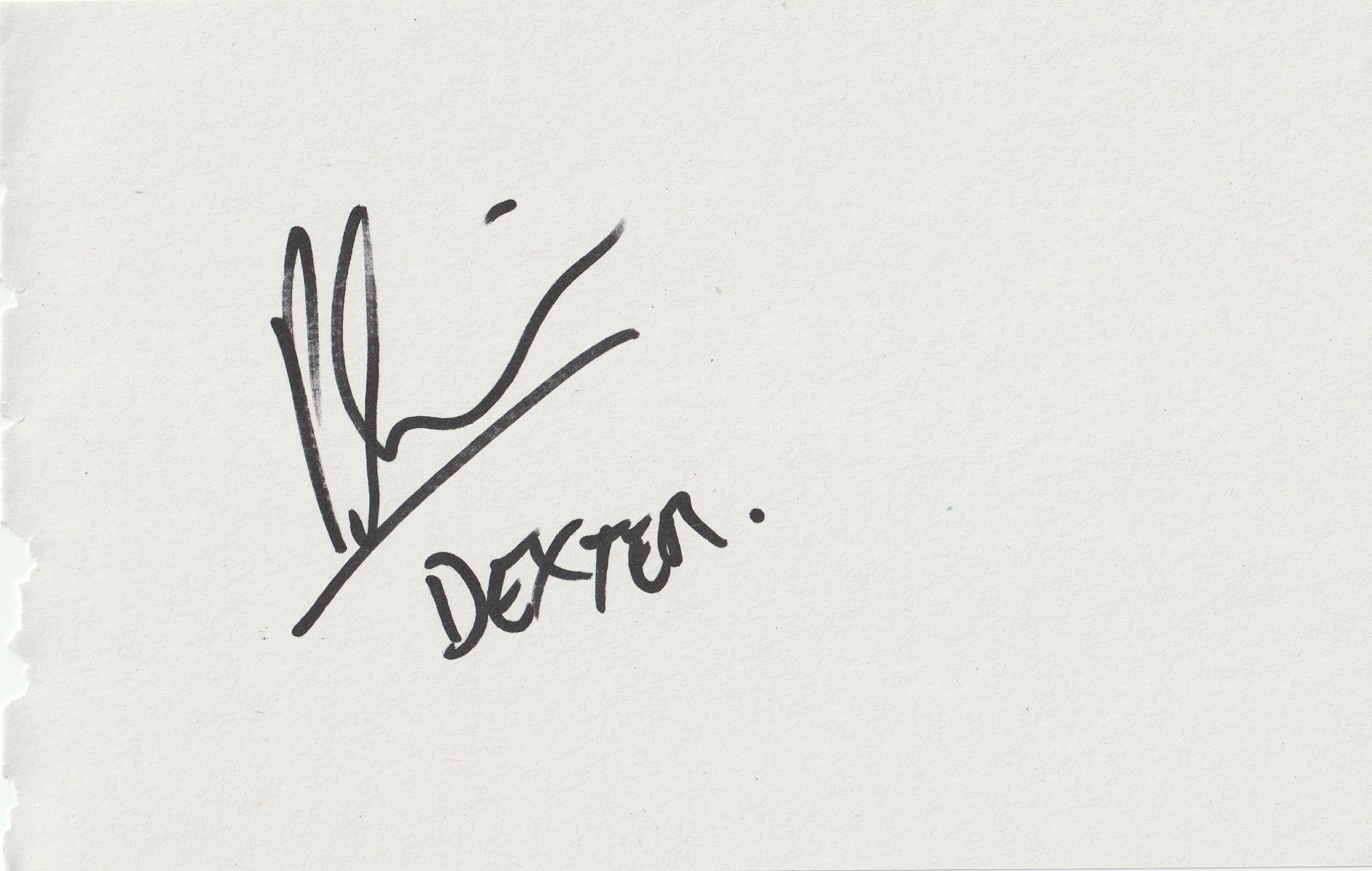 Patrick Gibson Signed Dexter Display - Exclusive Memorabilia: win ...