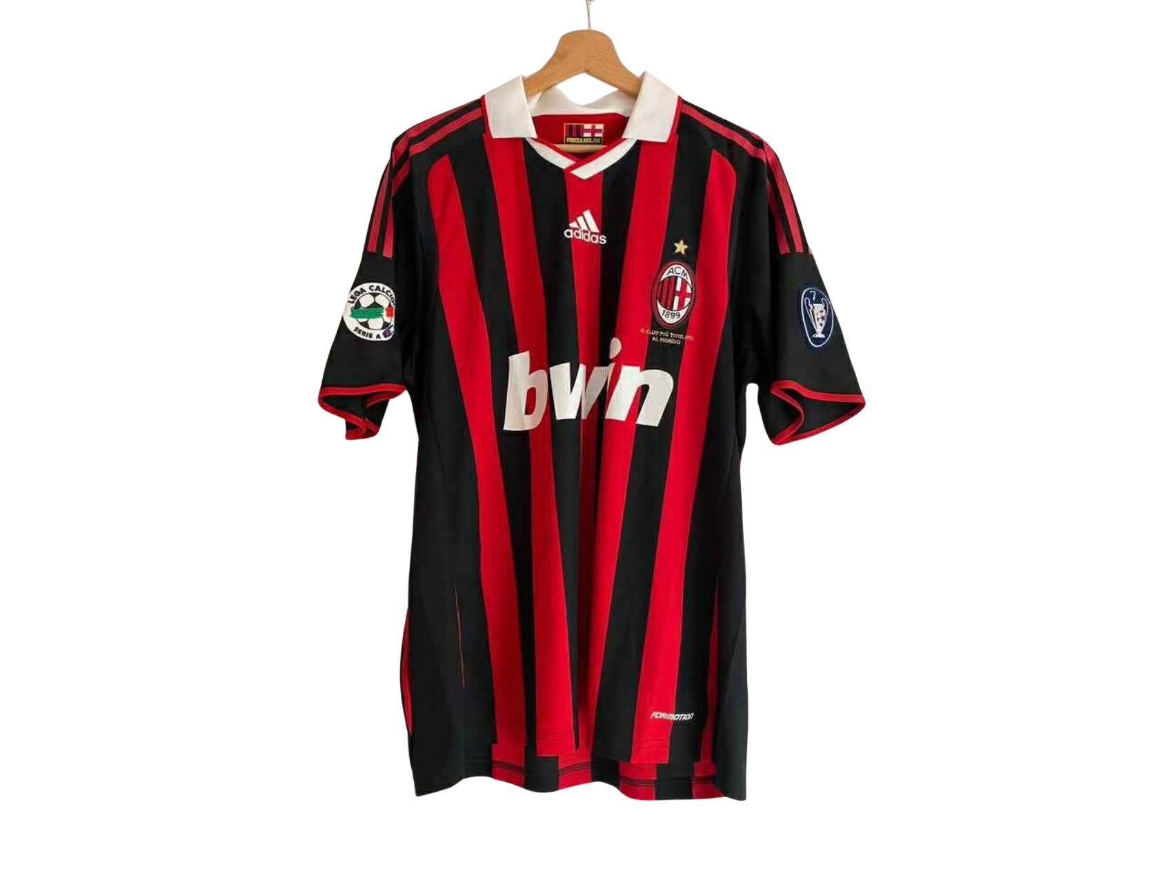 R - Abate's Milan Match-Worn Shirt, 2009/10 - CharityStars