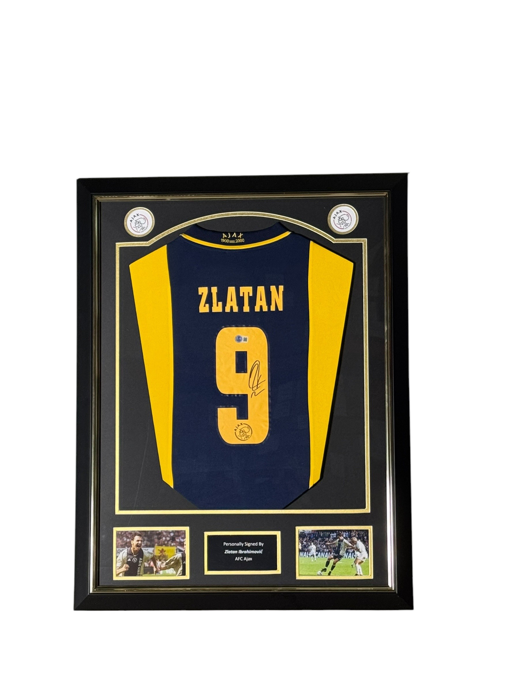 Zlatan Ibrahimović's AFC Ajax Signed and Framed Shirt - CharityStars