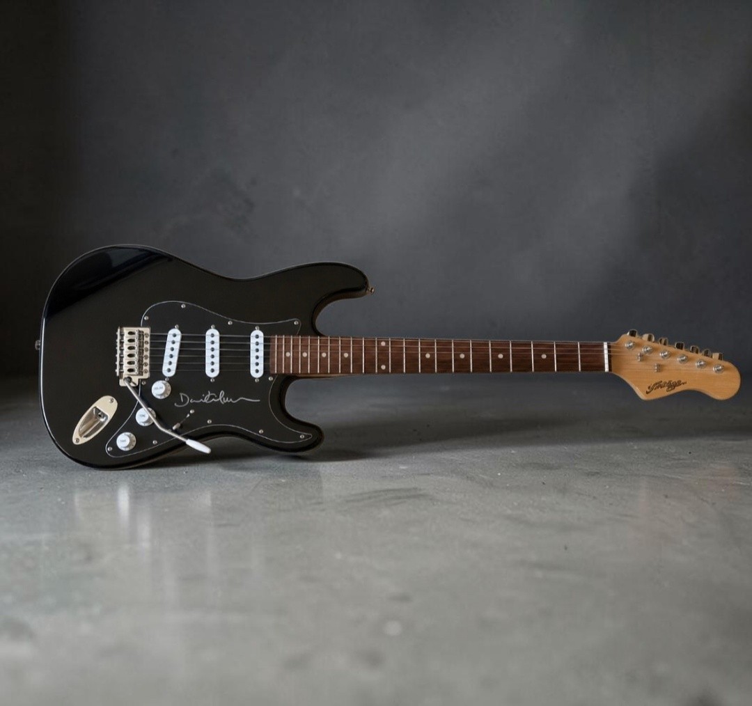 David Gilmour of Pink Floyd Signed Electric Guitar - FC Sudtirol ...