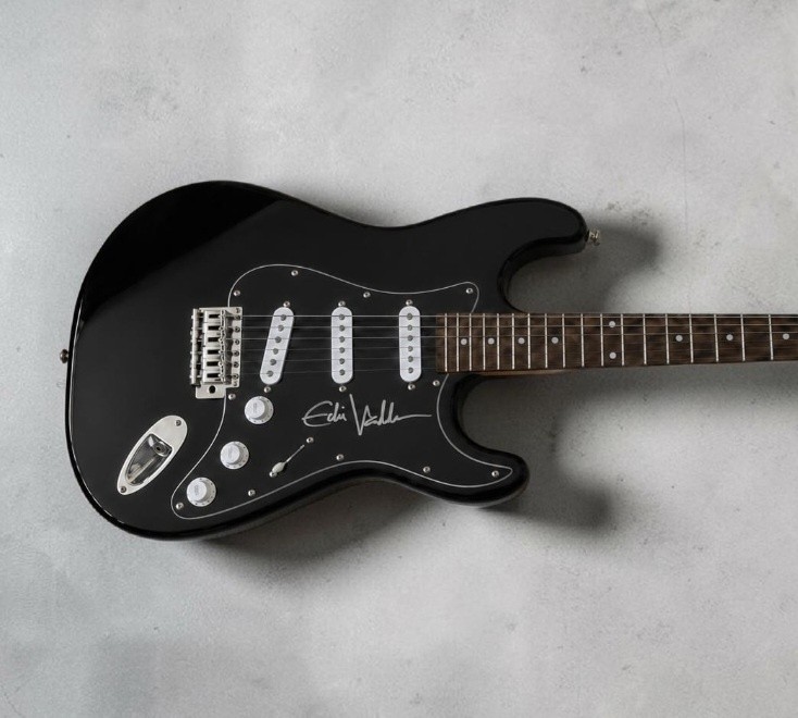 Eddie Vedder of Pearl Jam Signed Electric Guitar - Lecce Exclusive ...