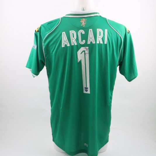 Match worn Arcari Brescia shirt, Serie B 15/16 - signed - CharityStars