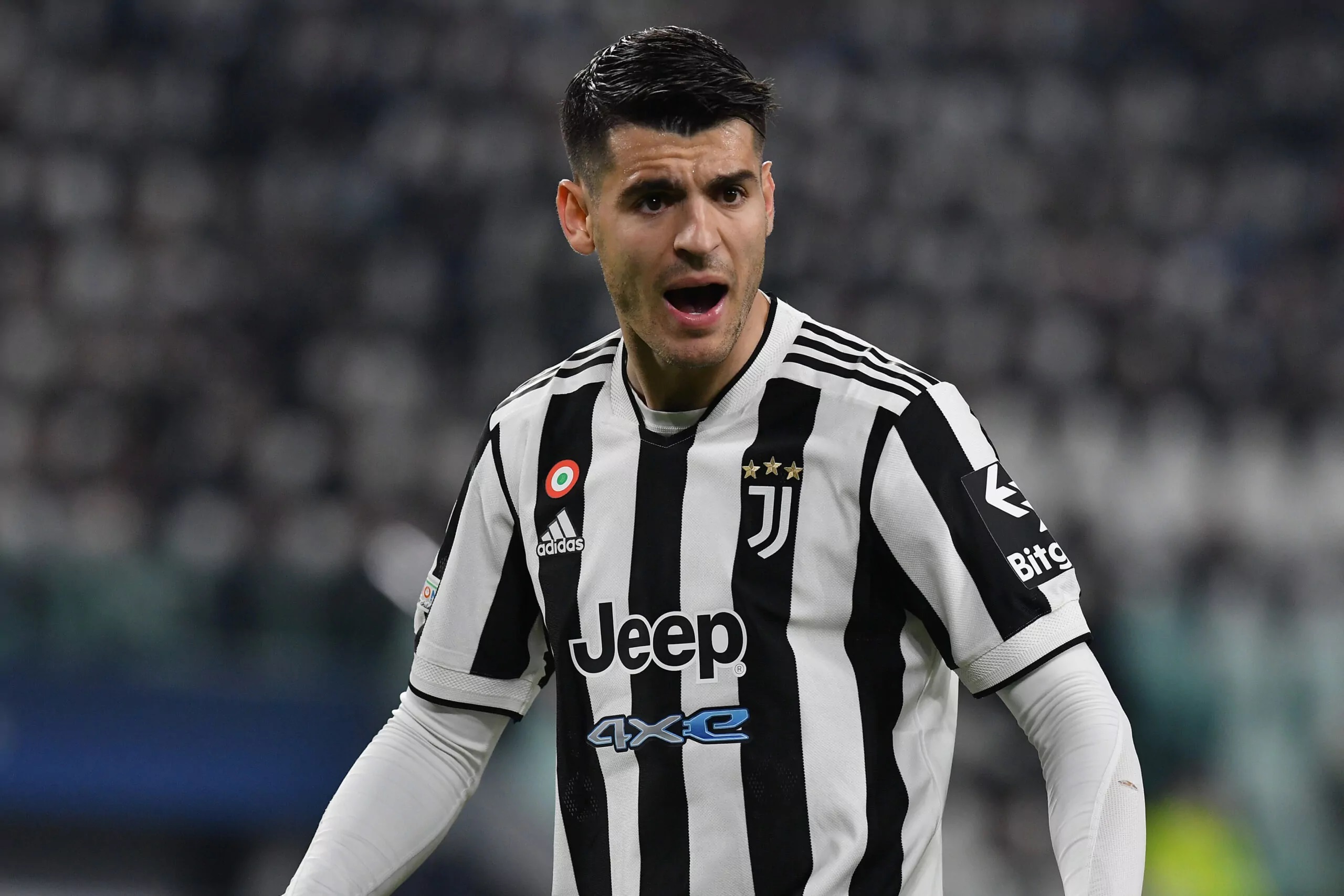 Morata's Juventus Signed Match Shirt, UCL 2021/22 - CharityStars