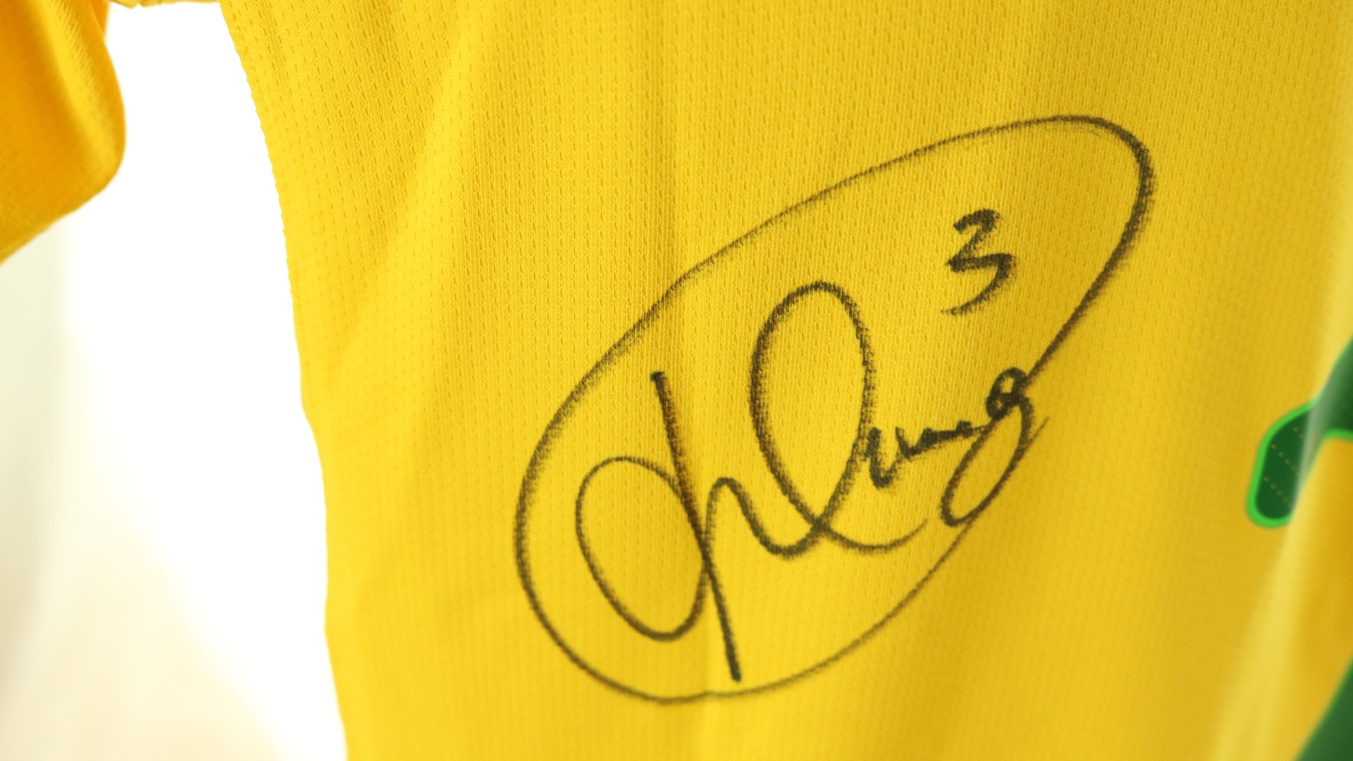 Thiago Silva Official Brazil Signed Shirt, 2007 - CharityStars