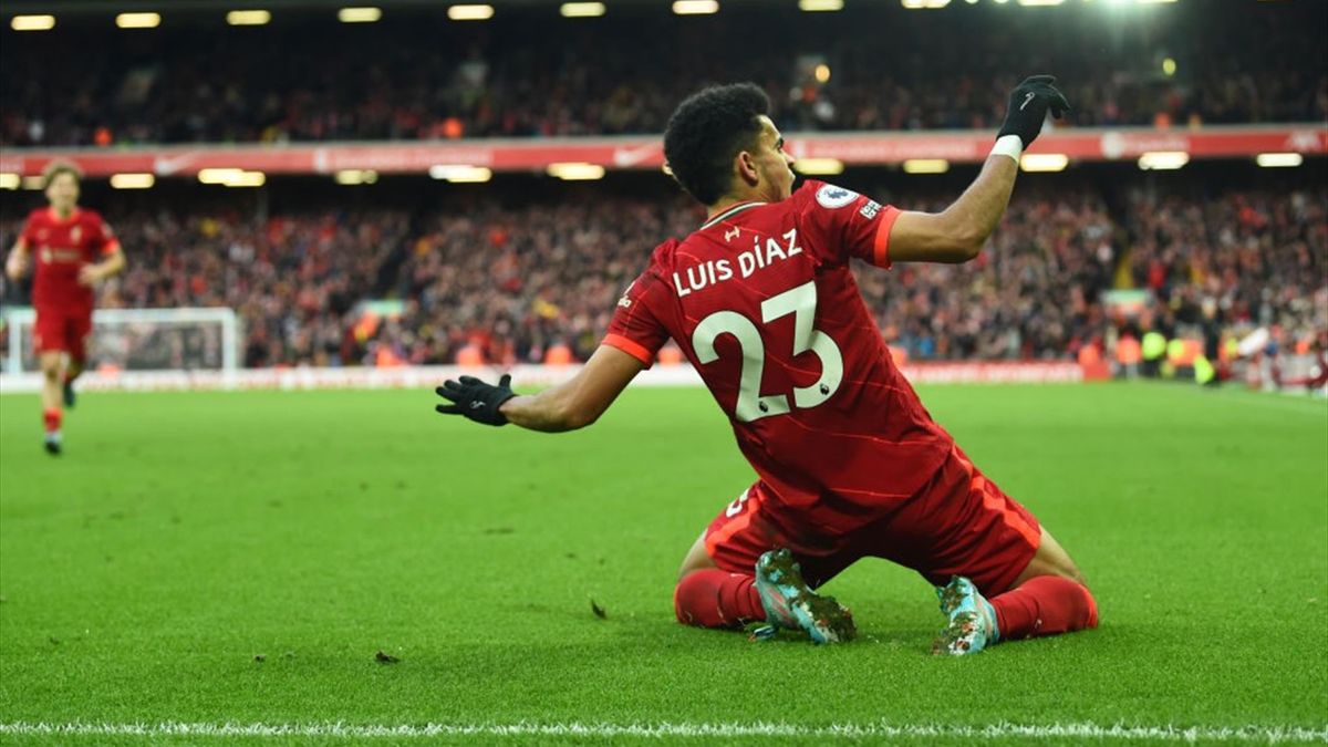 Luis Diaz Liverpool Signed Shirt - 2021/22 - CharityStars