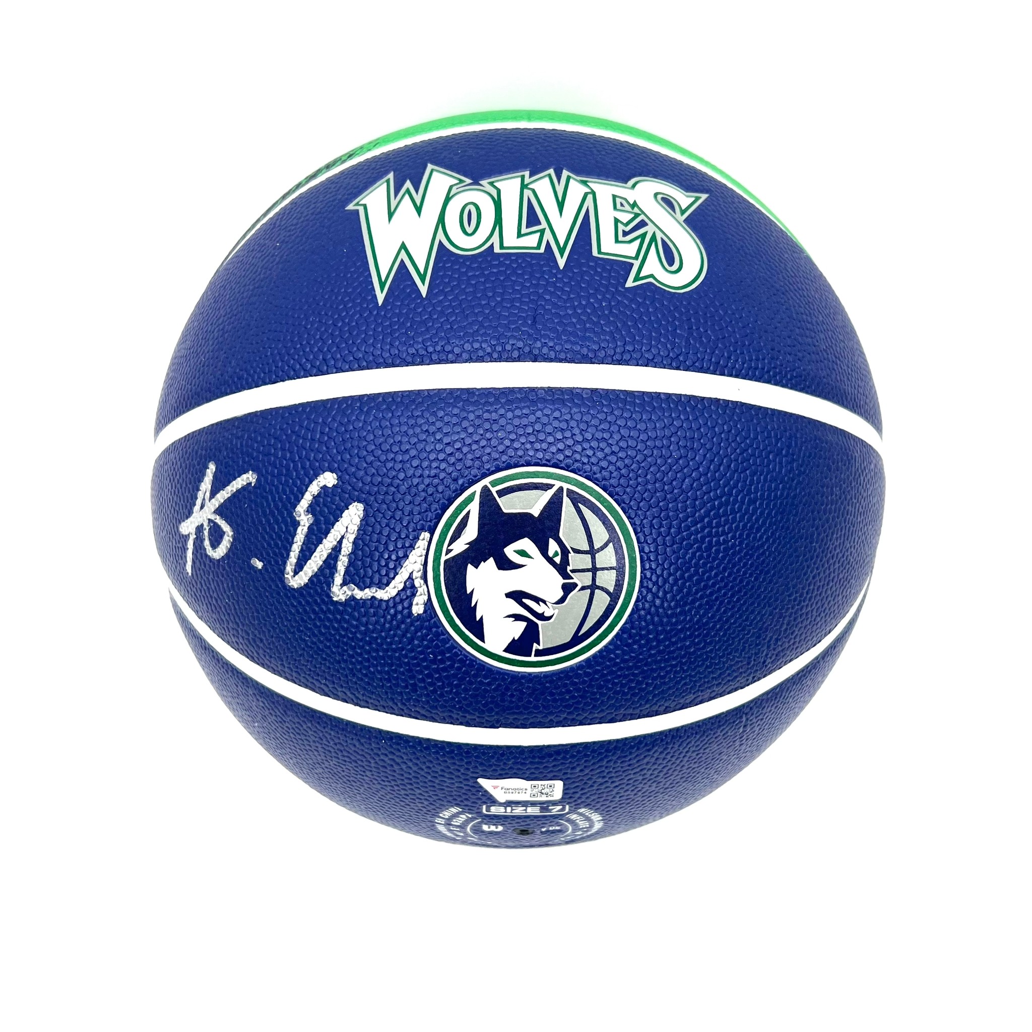 Anthony Edwards Signed Minnesota Timberwolves Basketball - CharityStars