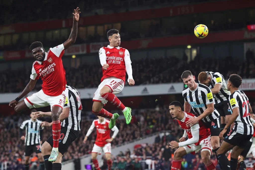 Martinelli's Worn and Unwashed Shirt, Arsenal v Newcastle 2023 ...