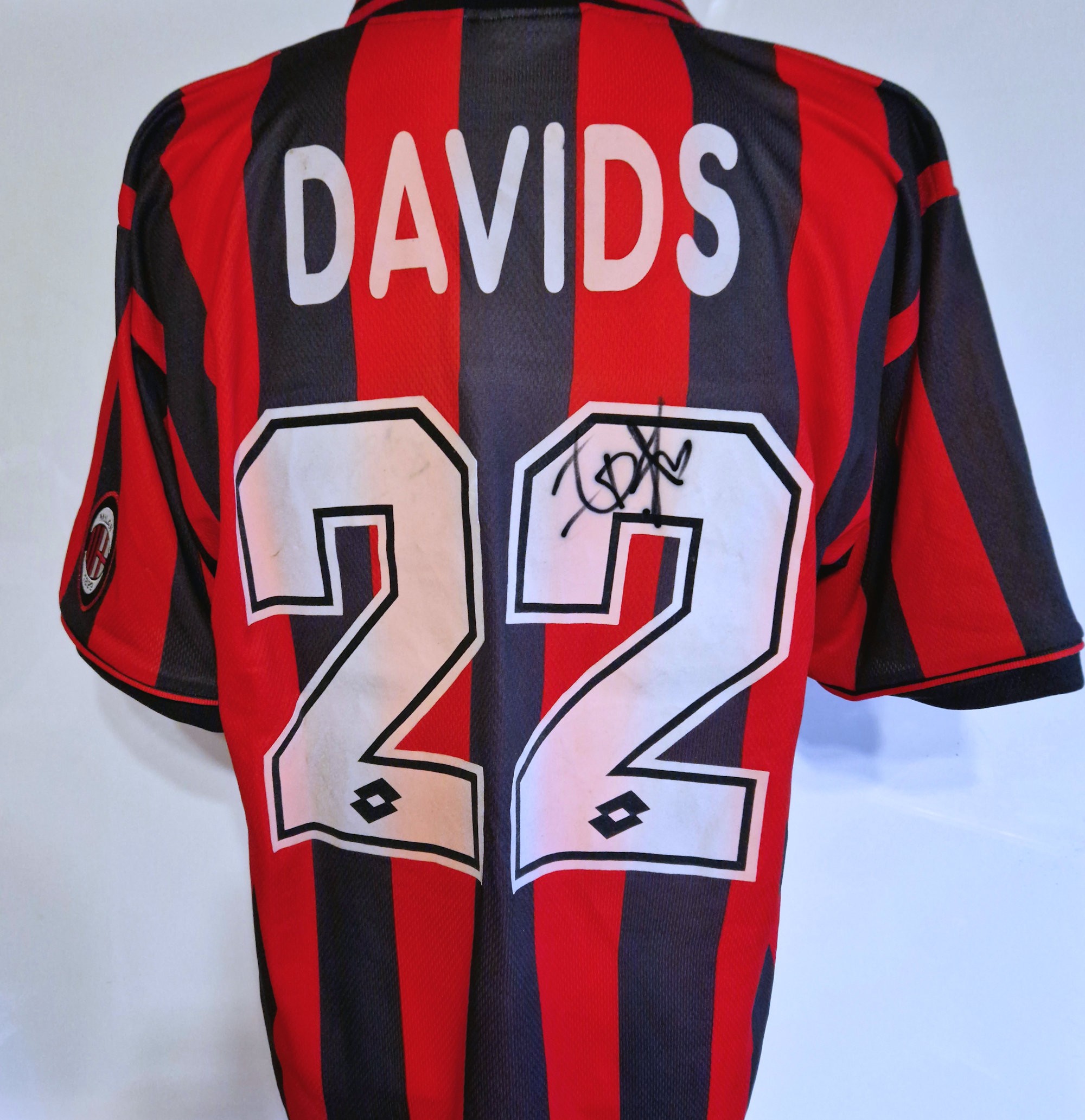 Edgar Davids AC Milan Signed Shirt - CharityStars