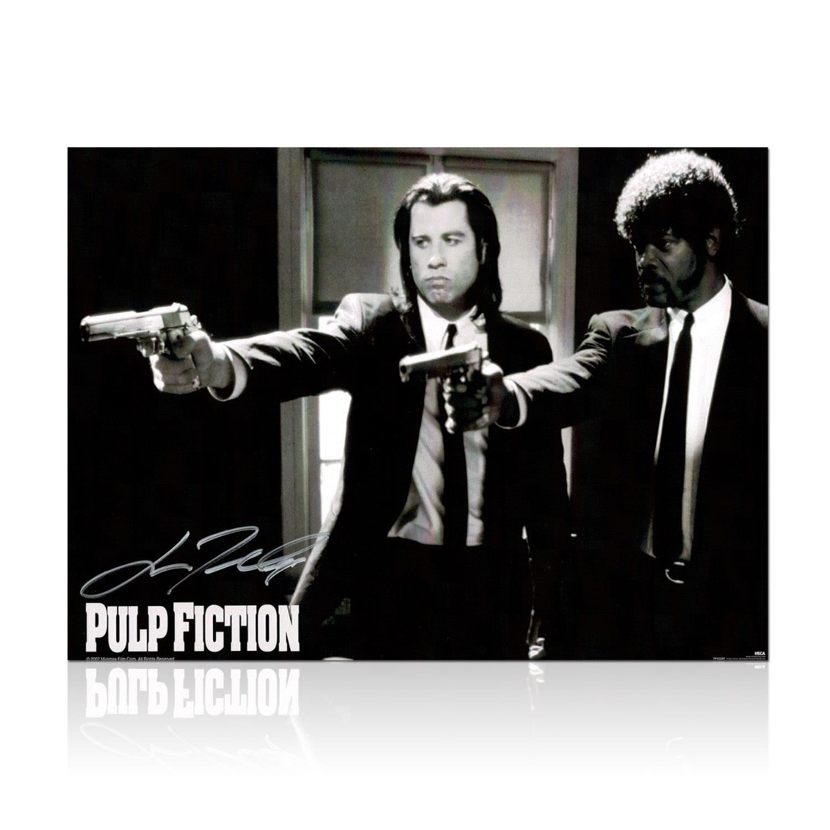 John Travolta as Vincent Vega Signed Pulp Fiction Photo Display ...