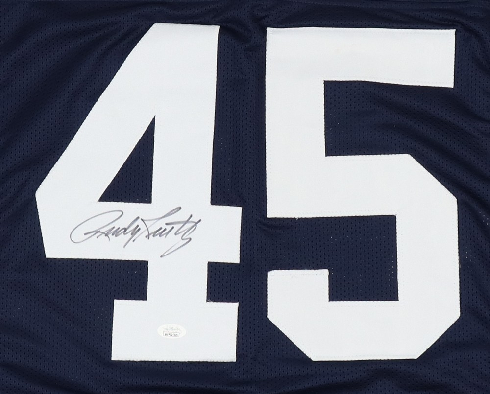 Rudy Ruettiger Signed Jersey - CharityStars