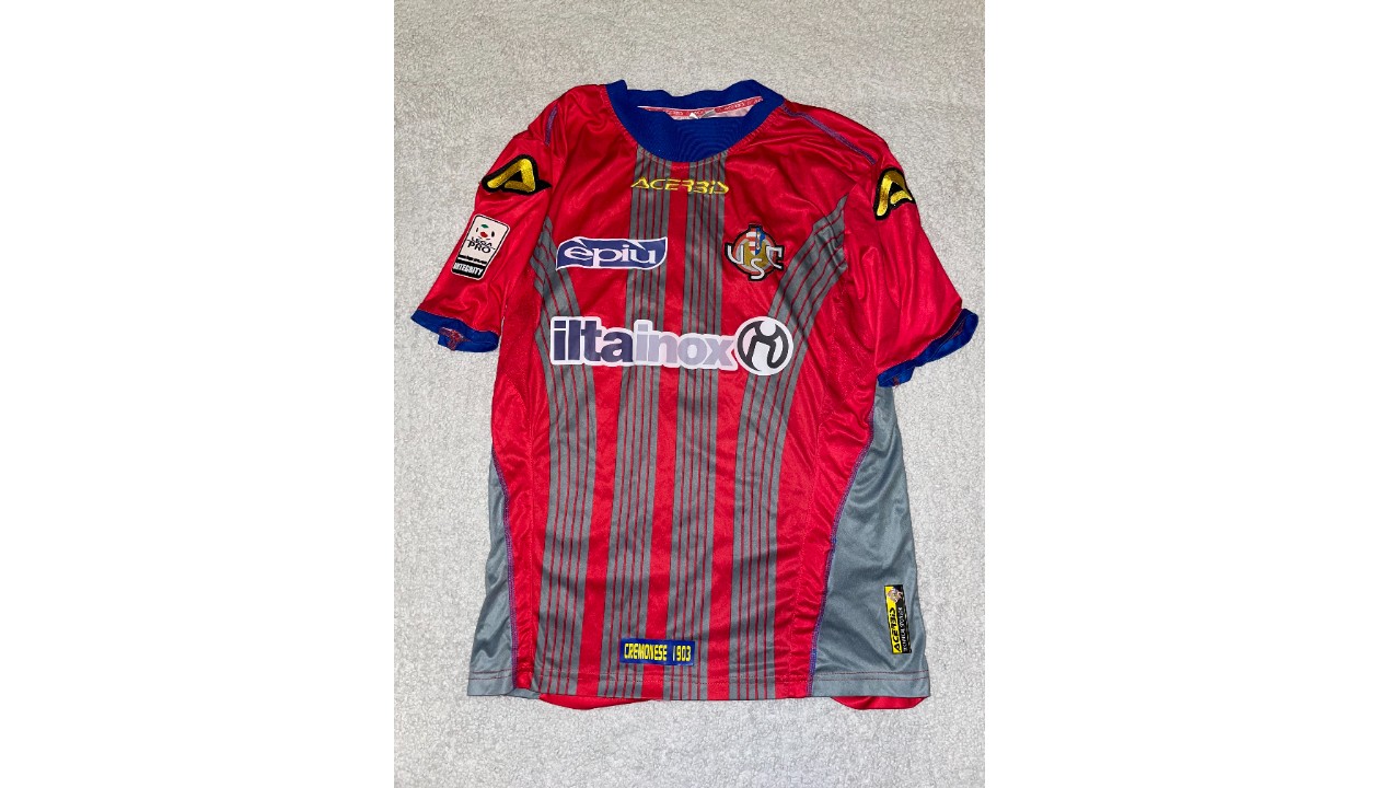 Cremonese Match Shirt, 2013/14 - Signed by the Squad - CharityStars