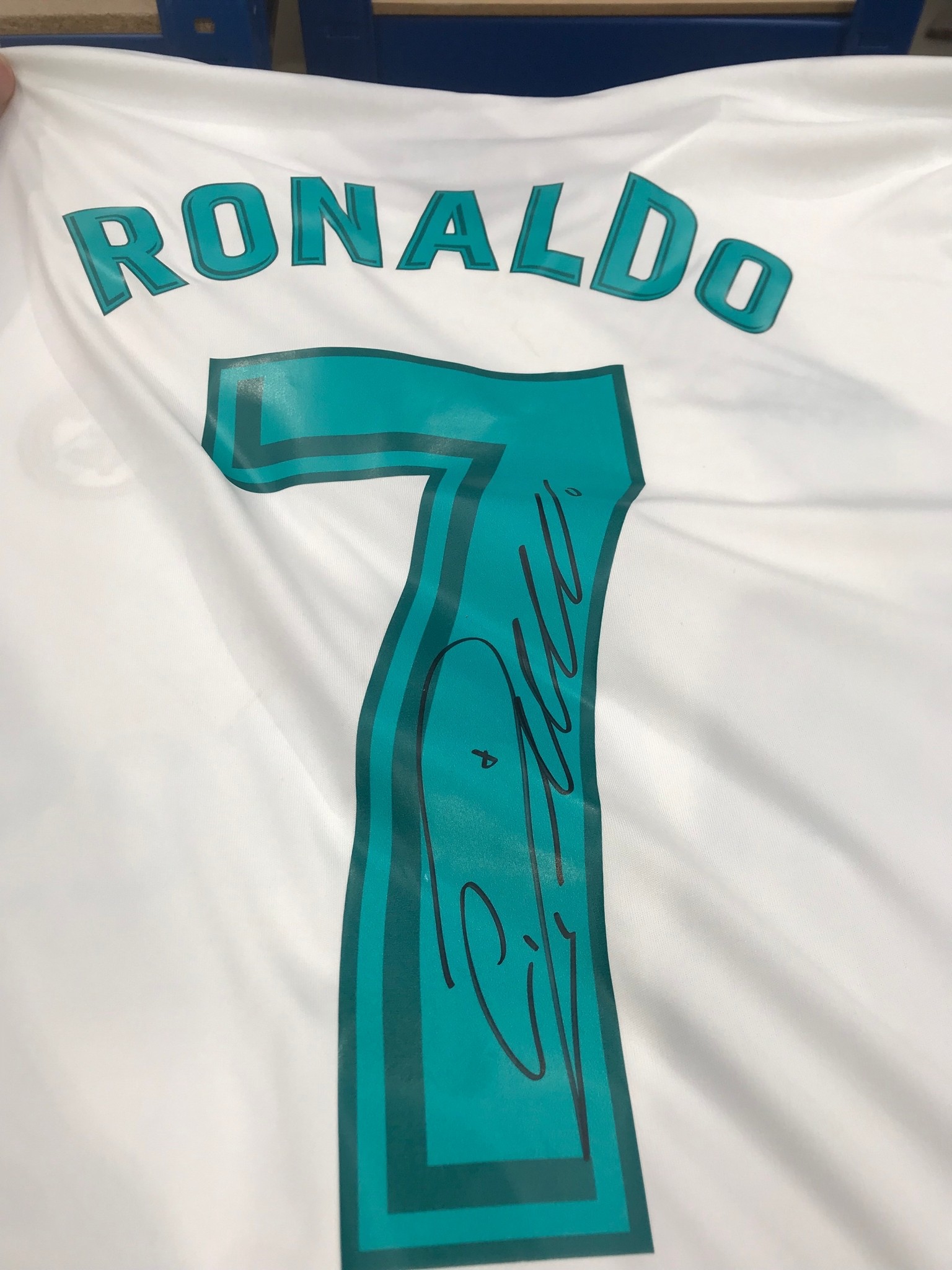 Cristiano Ronaldo's Real Madrid Champions League Winner 2018 Signed ...