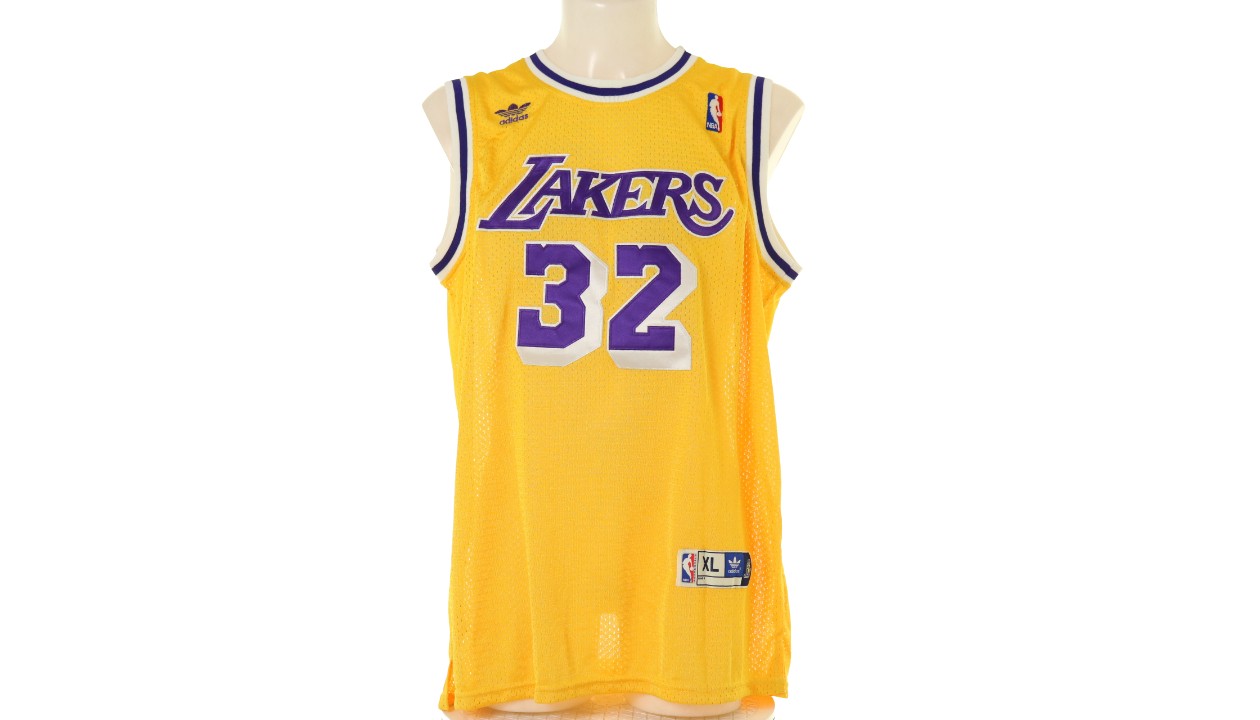 Magic Johnson Official Lakers Signed Jersey - CharityStars
