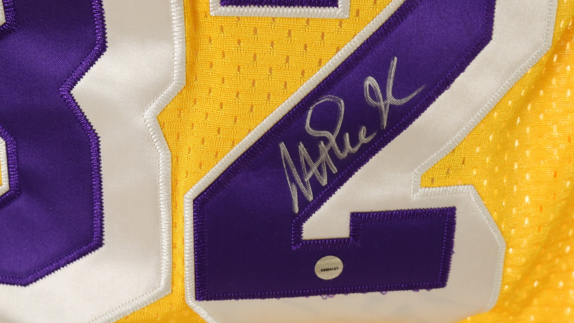 Magic Johnson Official Lakers Signed Jersey - CharityStars