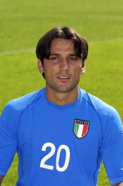 Montella's Italy Worn and Signed Shirt, WC 2002 - CharityStars