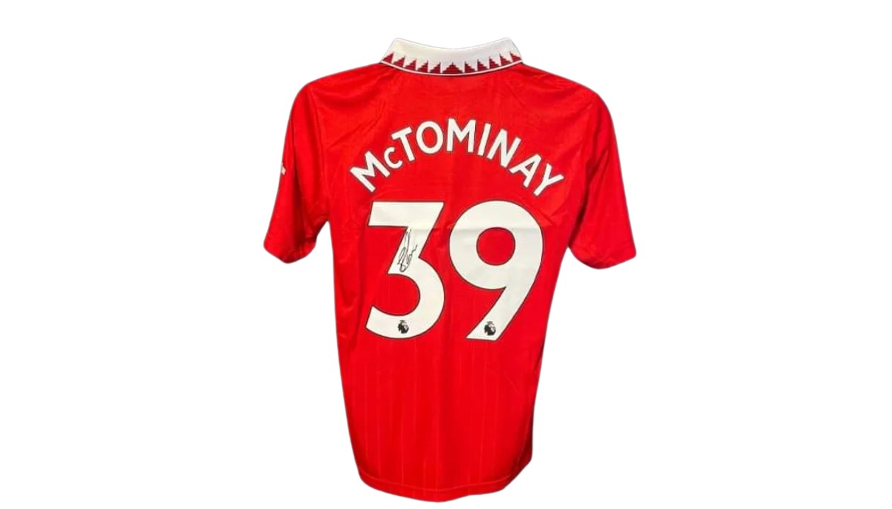 Scott McTominay's Manchester United 2022/23 Signed Shirt - CharityStars