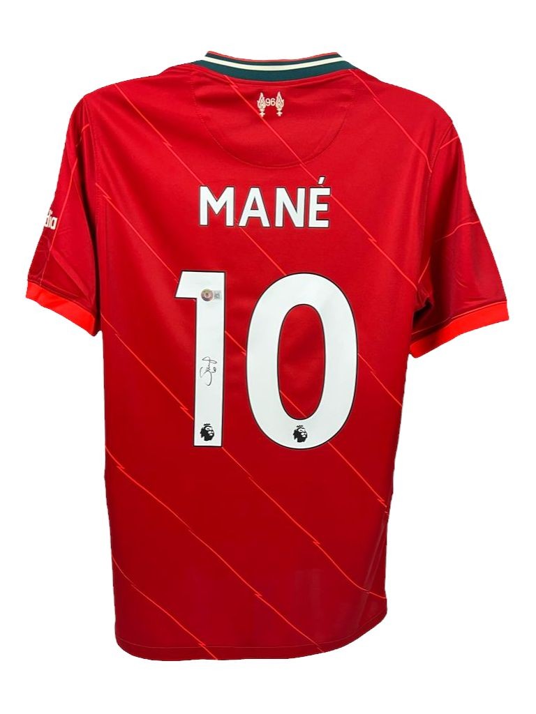 Sadio Mane Signed Liverpool Home Shirt - CharityStars