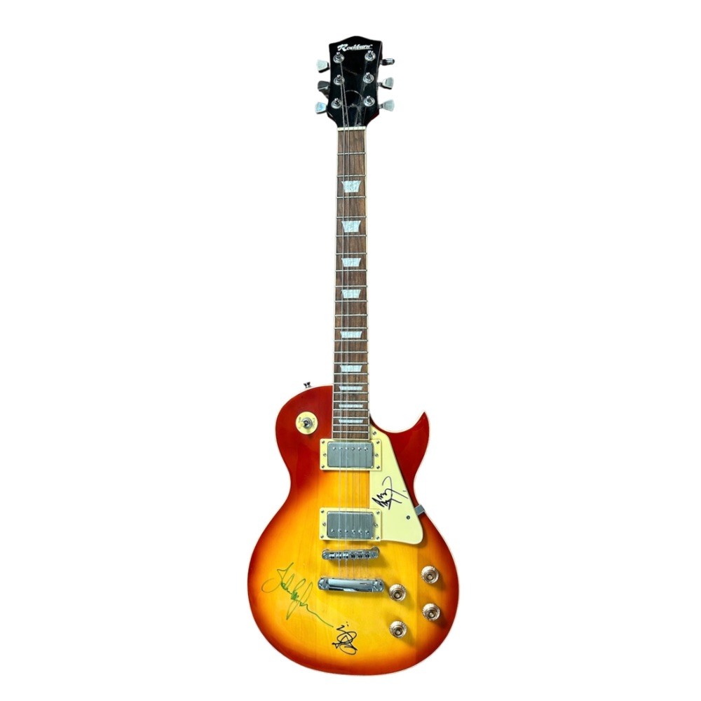 Led Zeppelin Signed Les Paul Style Electric Guitar - CharityStars