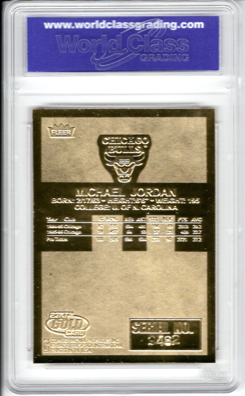 Card in oro Limited Edition Michael Jordan 1996/97 - CharityStars
