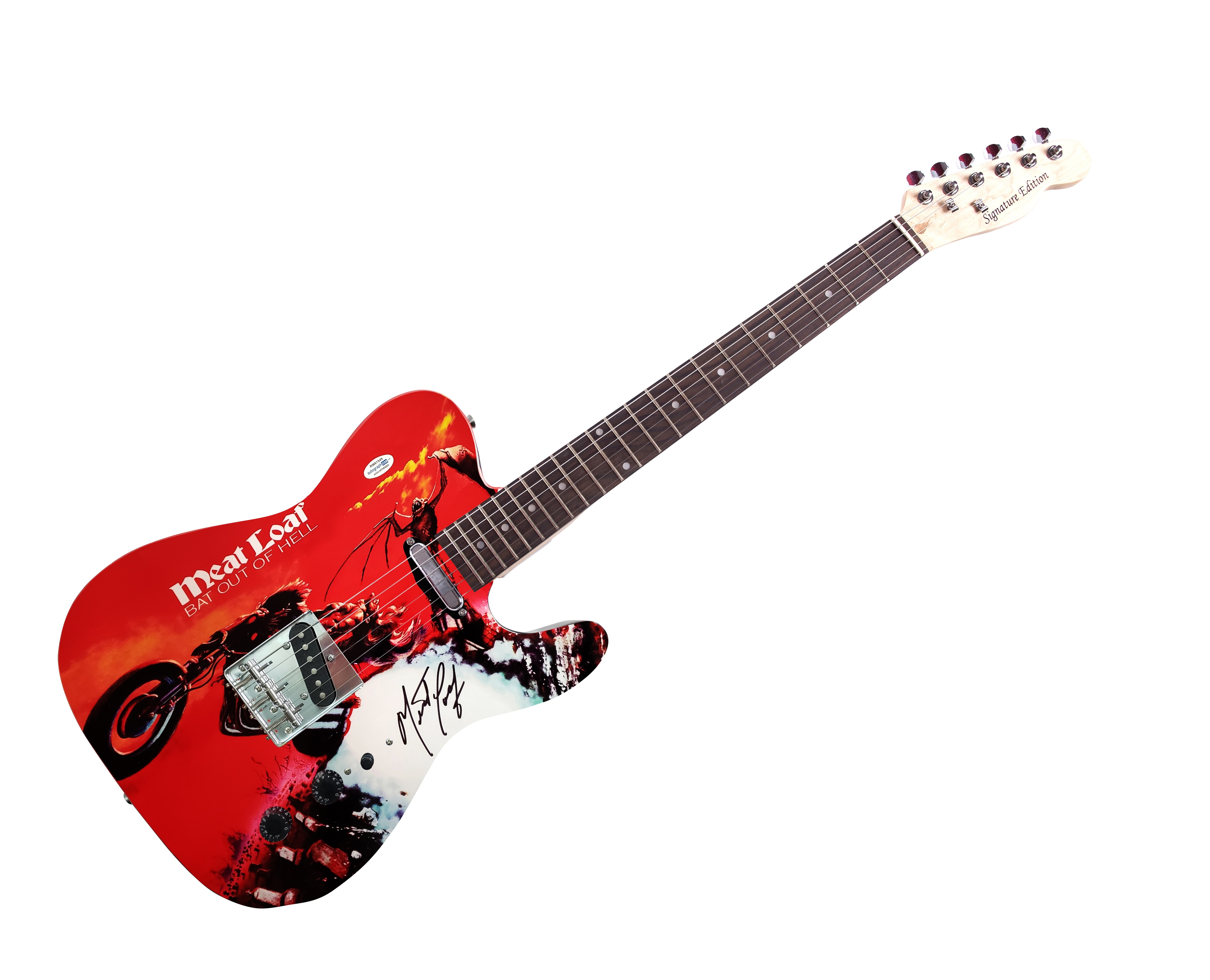 Meat Loaf Signed Guitar - CharityStars
