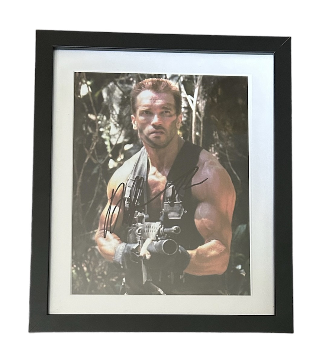 Arnold Schwarzenegger Signed and Framed Photograph - CharityStars