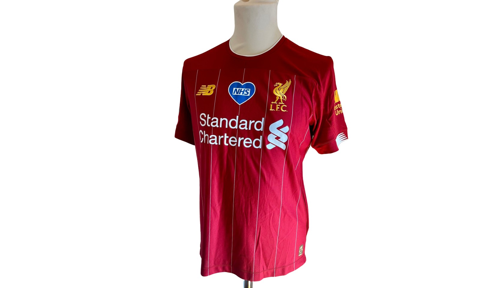 Mo Salah Matchworn Liverpool Shirt 2019/20 - CharityStars