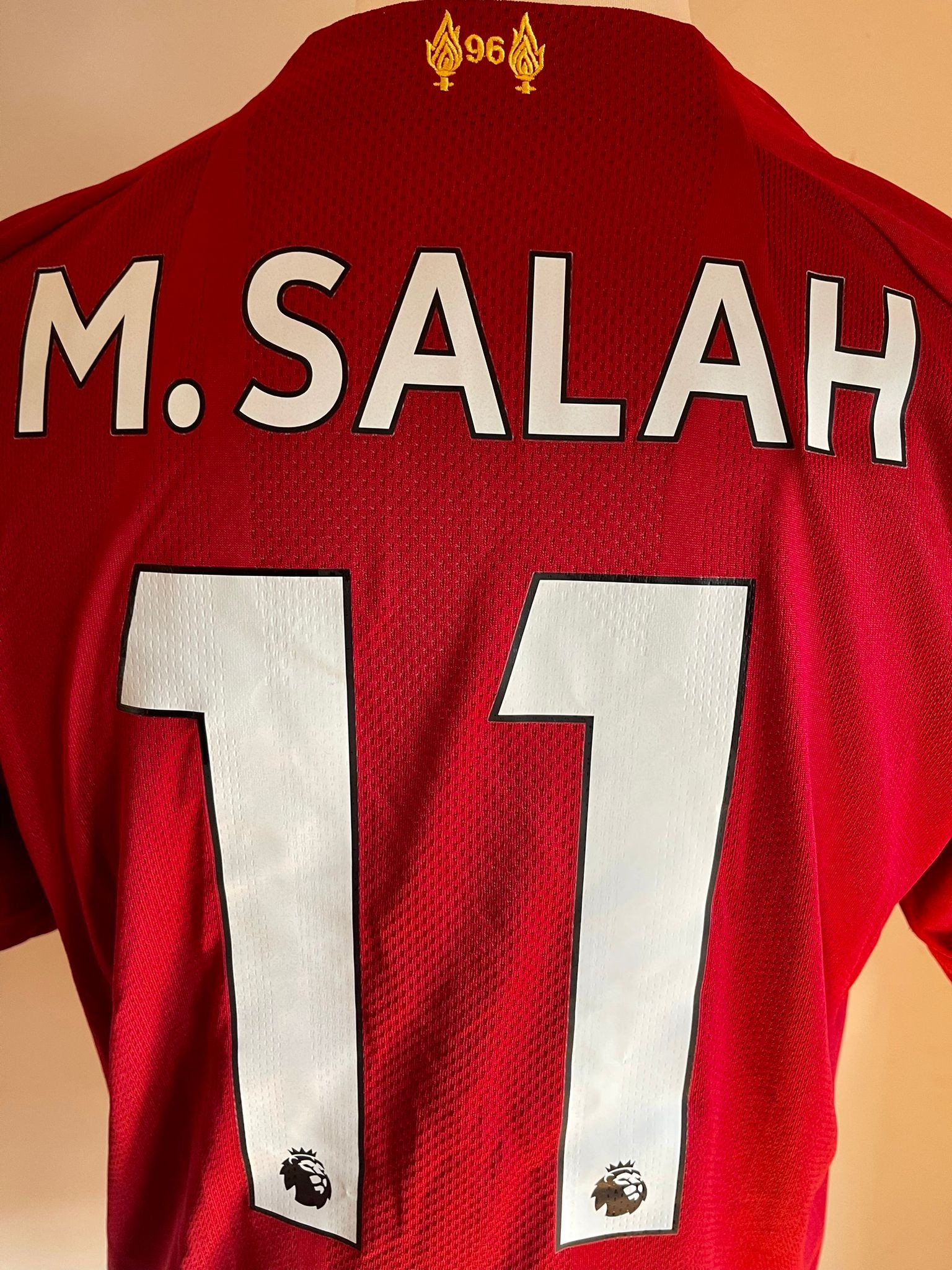 Mo Salah Matchworn Liverpool Shirt 2019/20 - CharityStars