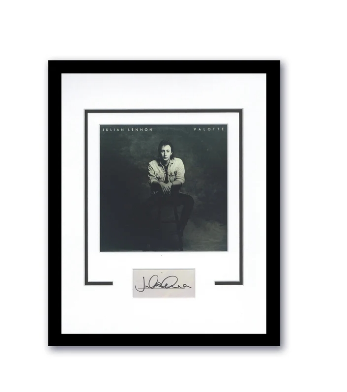 Julian Lennon Signed Photo Display - CharityStars
