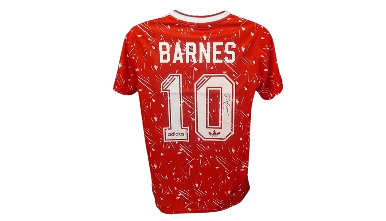 John Barnes' Liverpool 1989/91 Signed Shirt - CharityStars