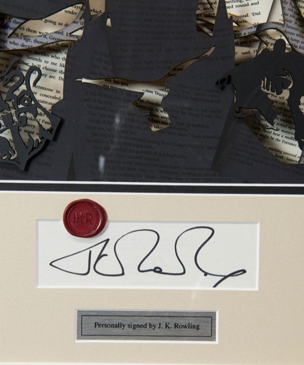 JK Rowling Signed Harry Potter Display - CharityStars