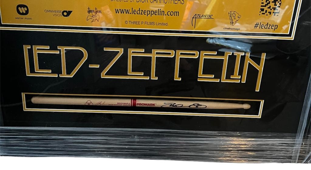 Led Zeppelin Signed Celebration Day 2007 Display - CharityStars