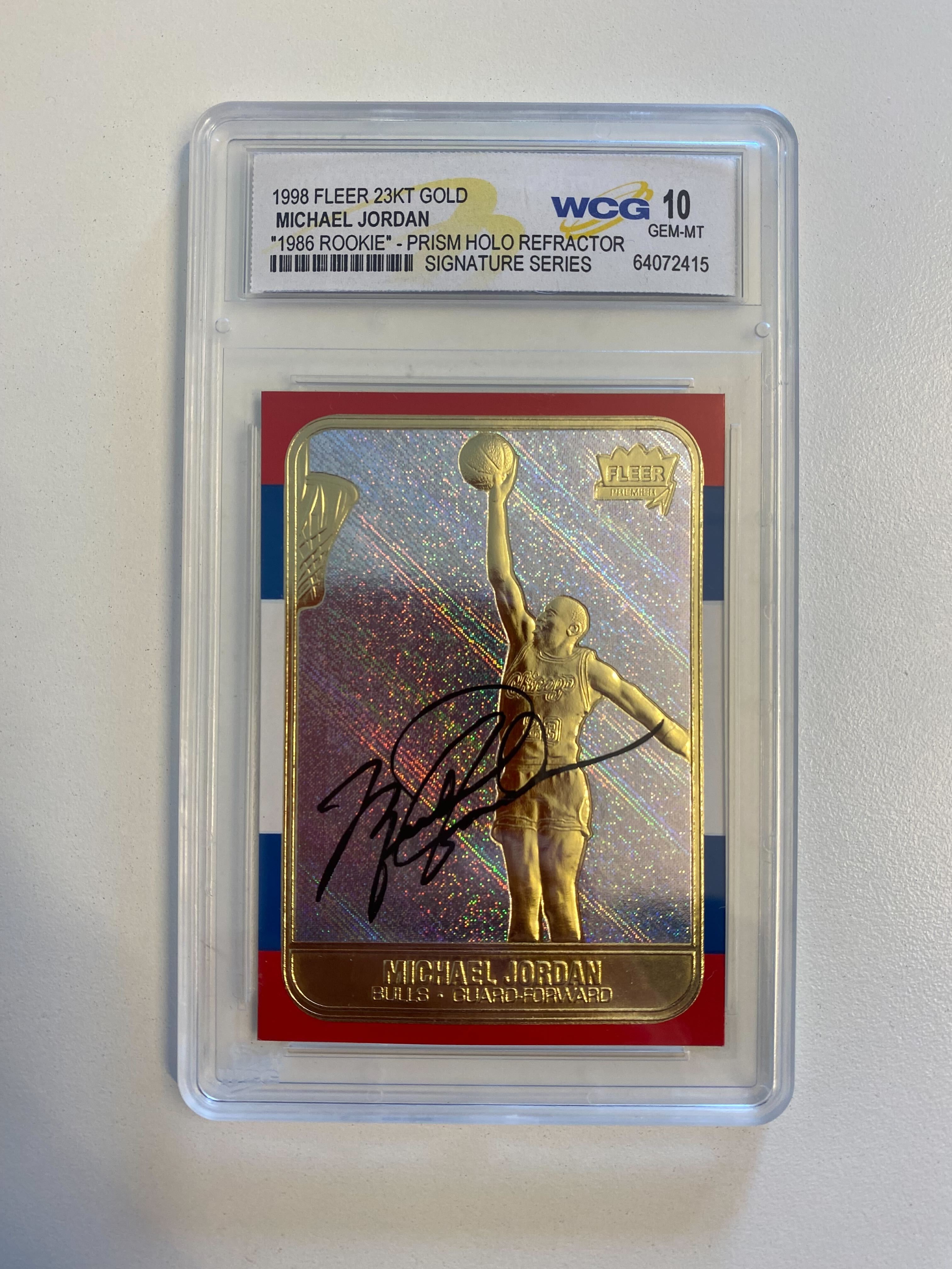 Michael Jordan Limited Edition Gold Card - CharityStars