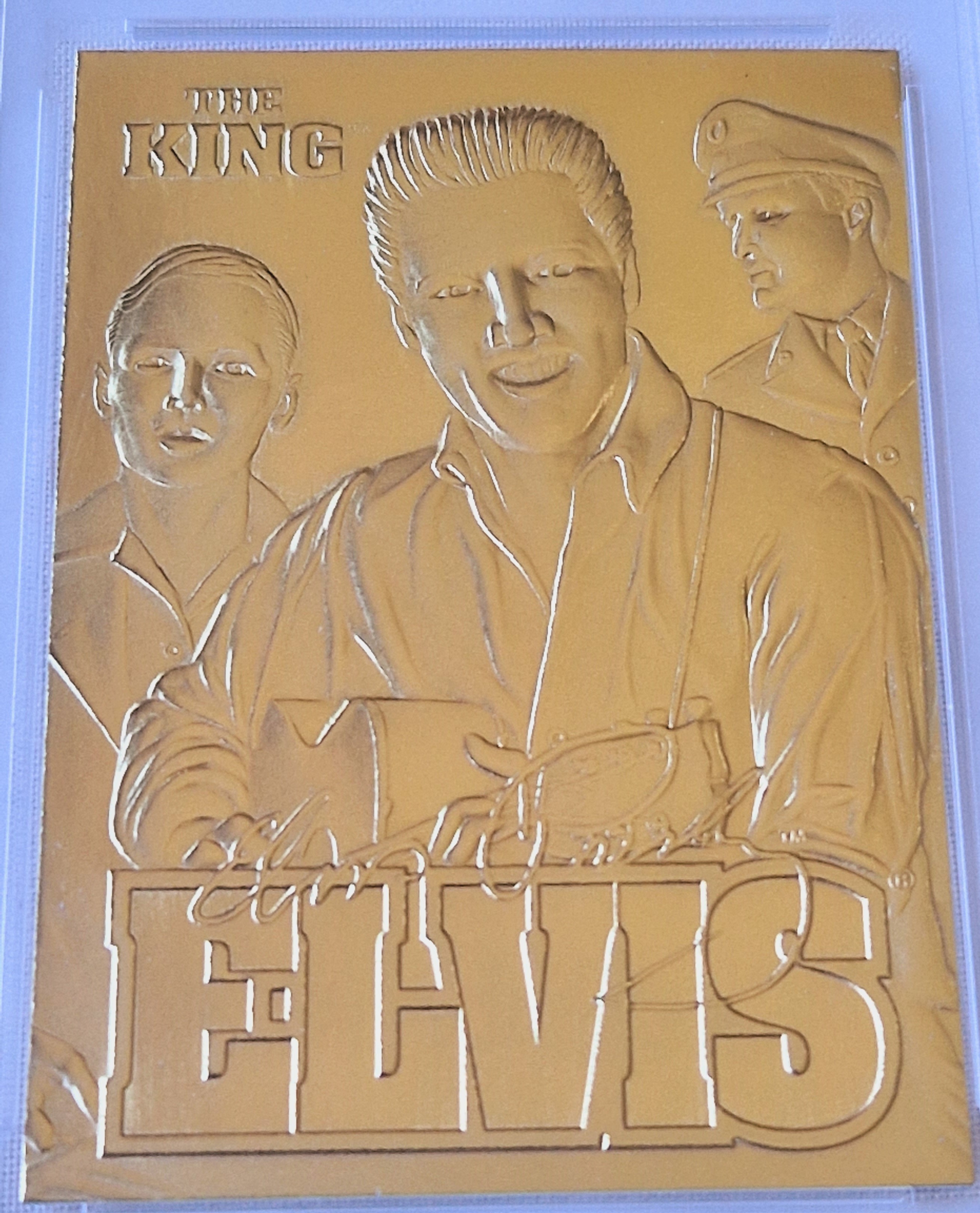 Limited Edition Elvis Presley Gold Card - CharityStars