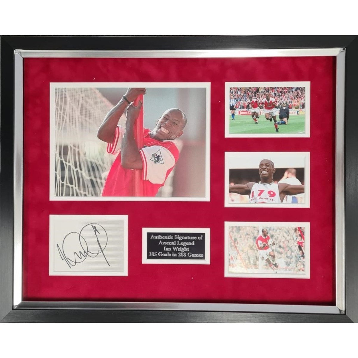 Ian Wright Signed Arsenal Display - CharityStars
