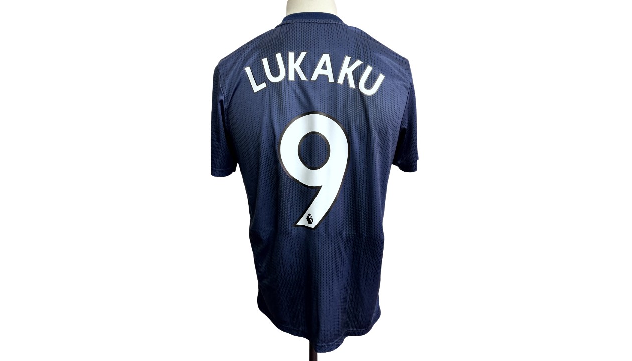 Lukaku Official Manchester United Shirt, 2018/19 - CharityStars