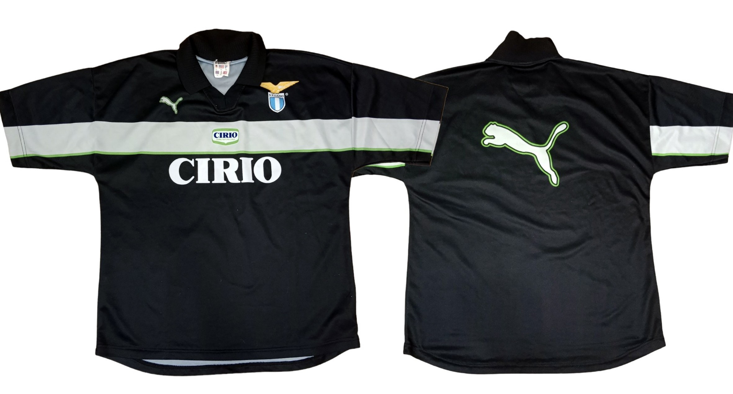 Lazio 1998 Original Presentation Shirt vs Roma - CharityStars