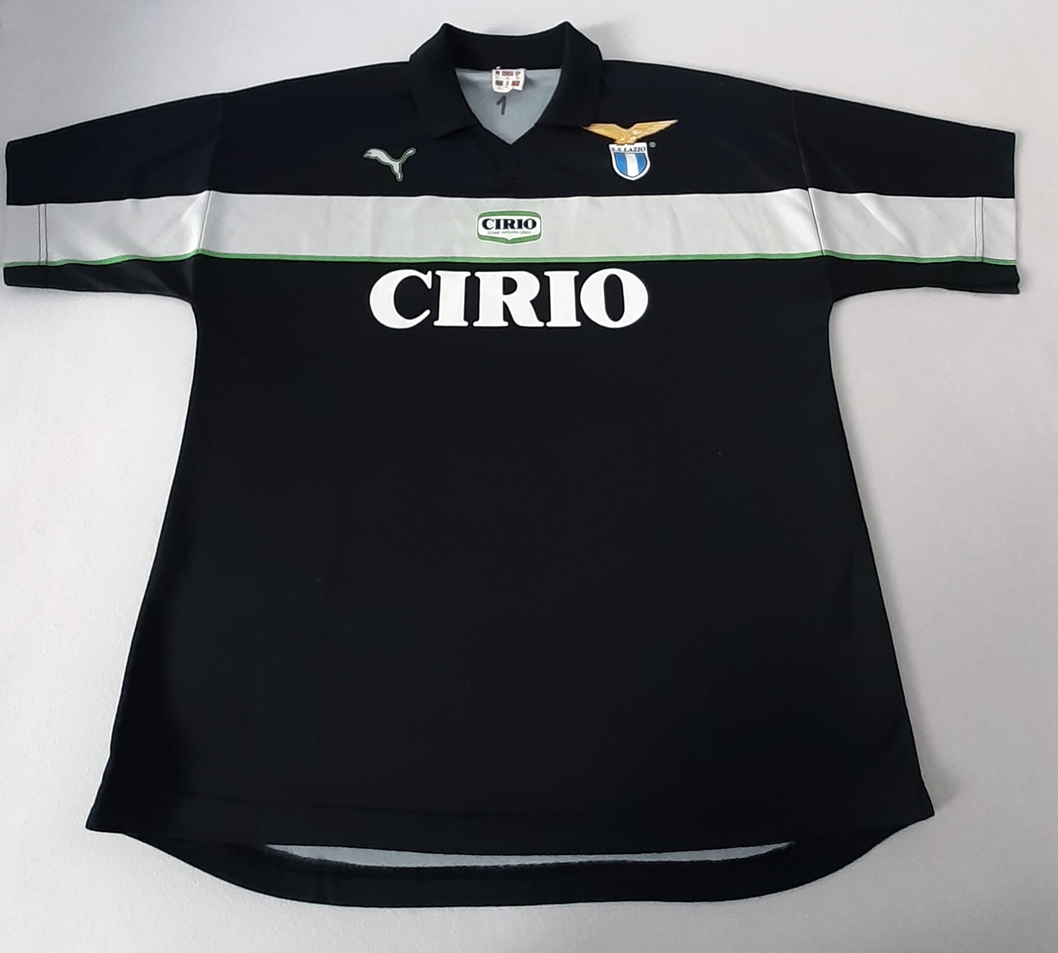 Lazio 1998 Original Presentation Shirt vs Roma - CharityStars