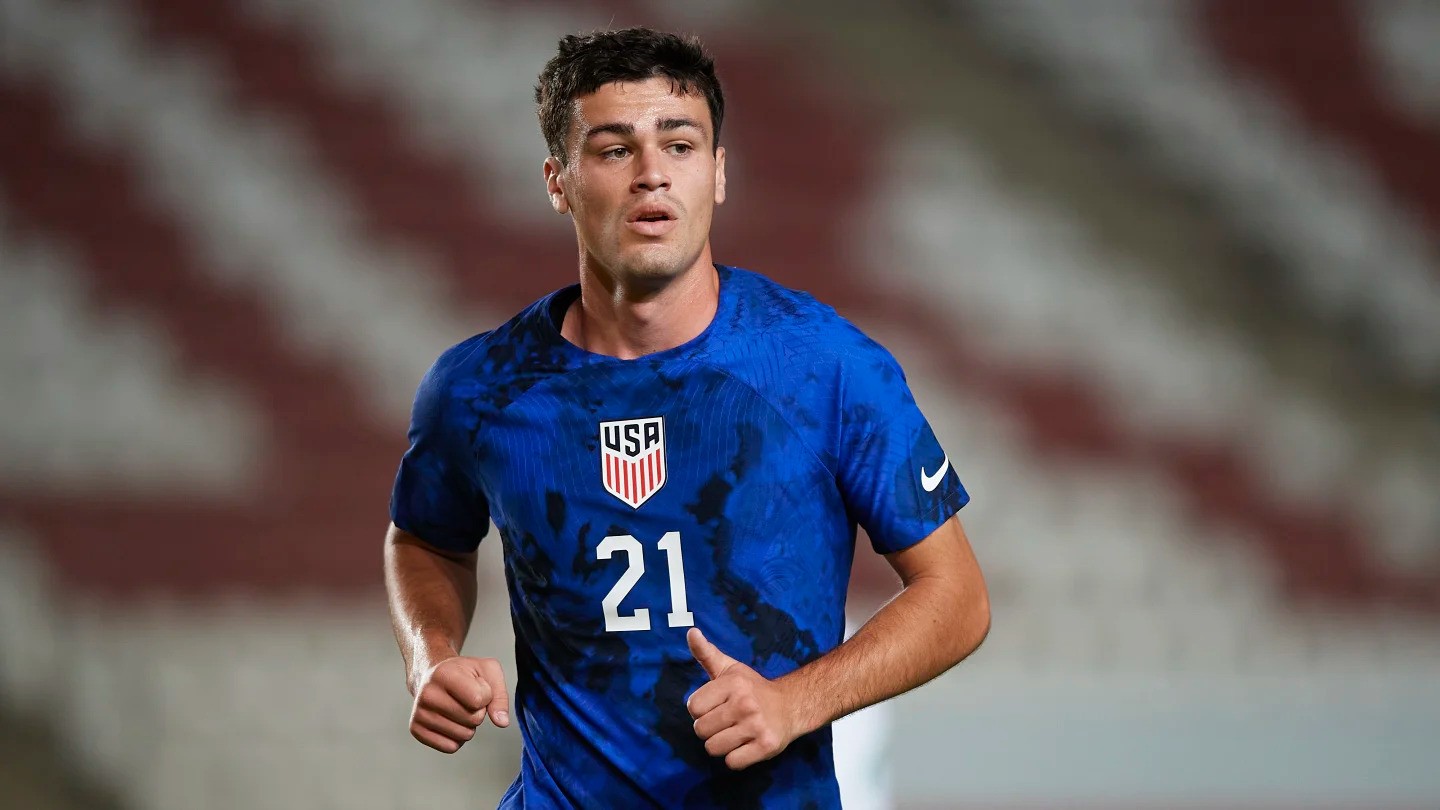 Maglia Giovanni Reyna USA, 2022/23 - Autografata - CharityStars