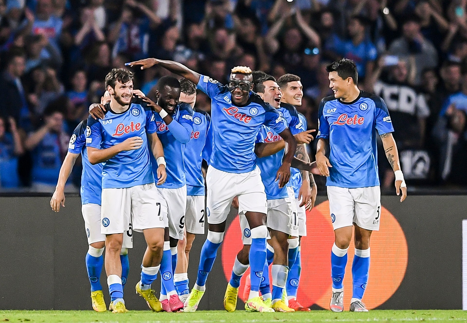Napoli Official Poster - Signed by the Players - CharityStars