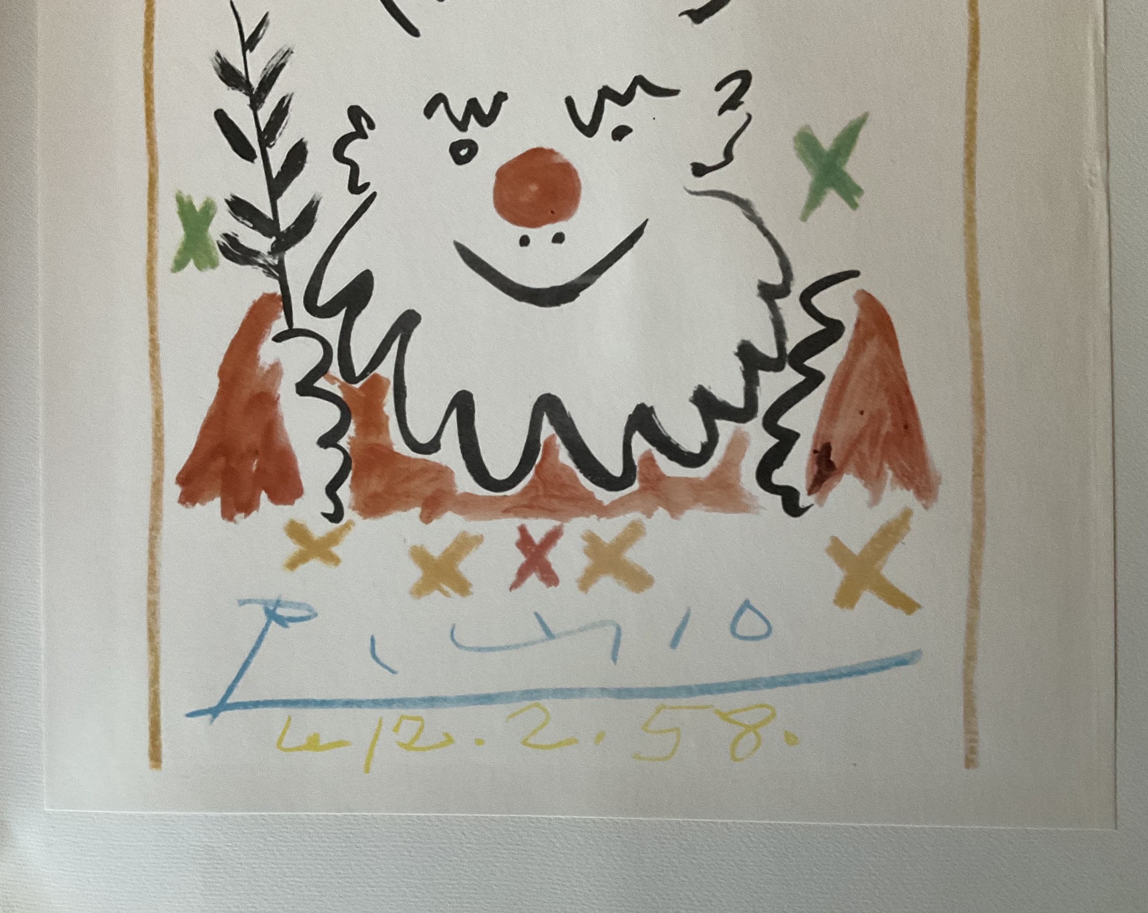 "Clown" di Pablo Picasso - CharityStars