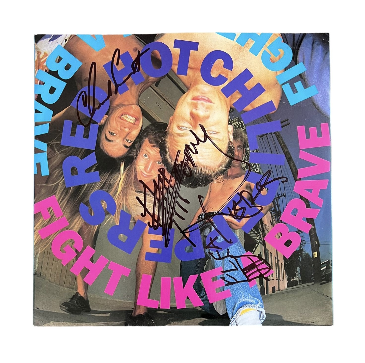 Red Hot Chili Peppers Signed 'Fight Like a Brave' 12" Vinyl - CharityStars
