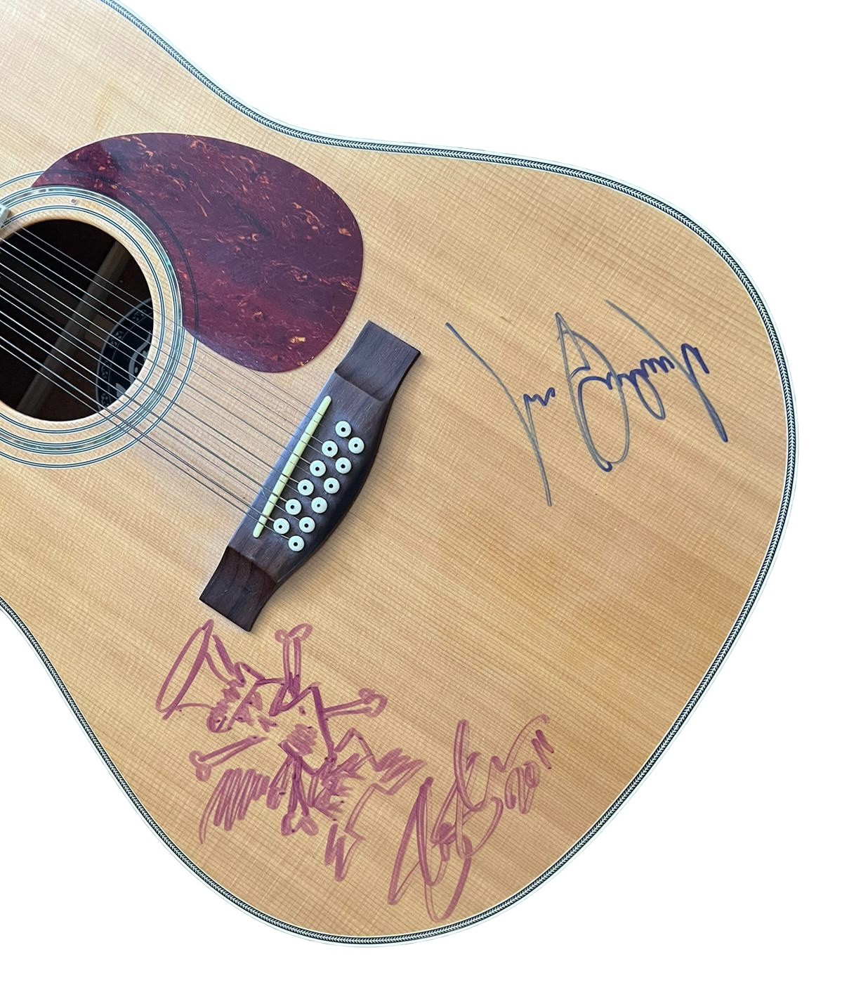 Slash and Michael Jackson Signed Acoustic Guitar - CharityStars