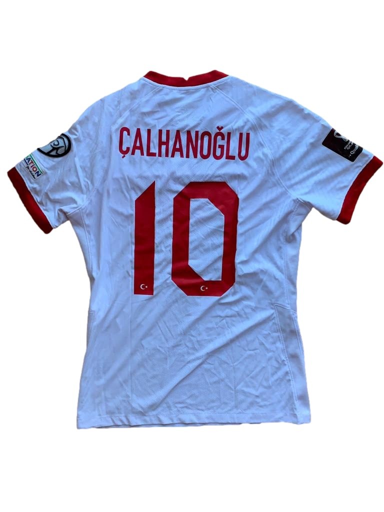 Calhanoglu's Worn Shirt, Portugal-Turkey 2022 - CharityStars