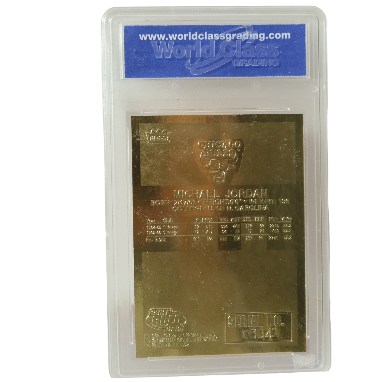 Card in oro Michael Jordan in edizione limitata - CharityStars