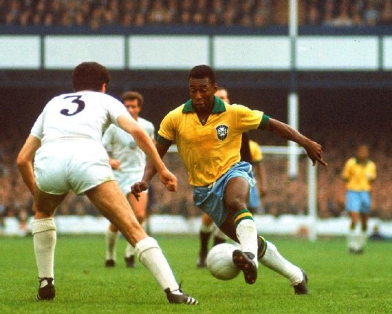 Pele's Brazil Worn and Signed Shirt, 1965 - CharityStars